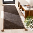 SAFAVIEH Montauk Bijar Jace Solid Soft Braided Cotton Runner Rug, Brown ...