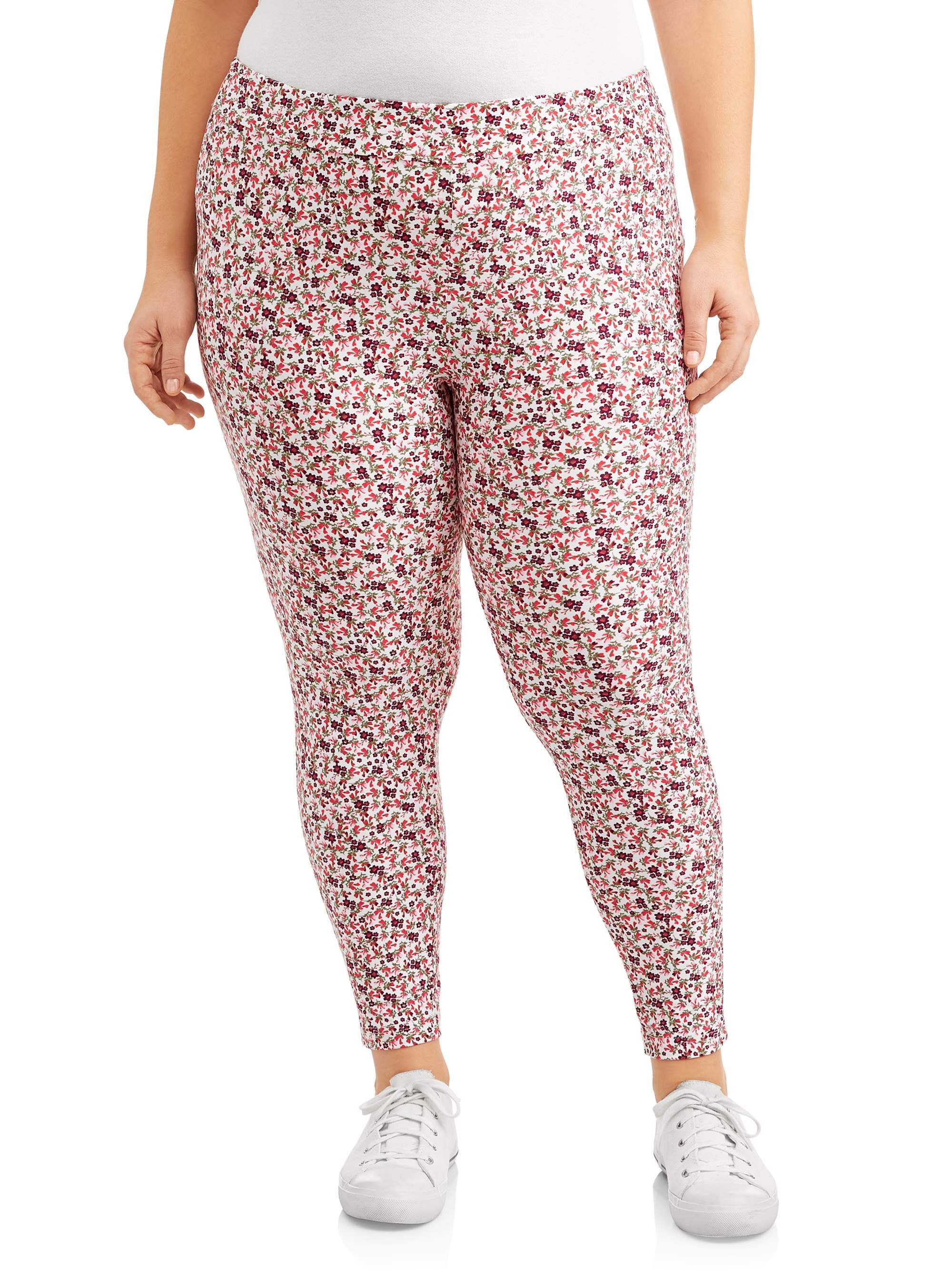 Terra And Sky Womens Plus Size Super Soft Elastic Waistband Full Length Legging