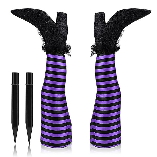 ziyahi 2 Pieces Witch Fake Legs Realistic Scary Foam Artificial Limbs ...