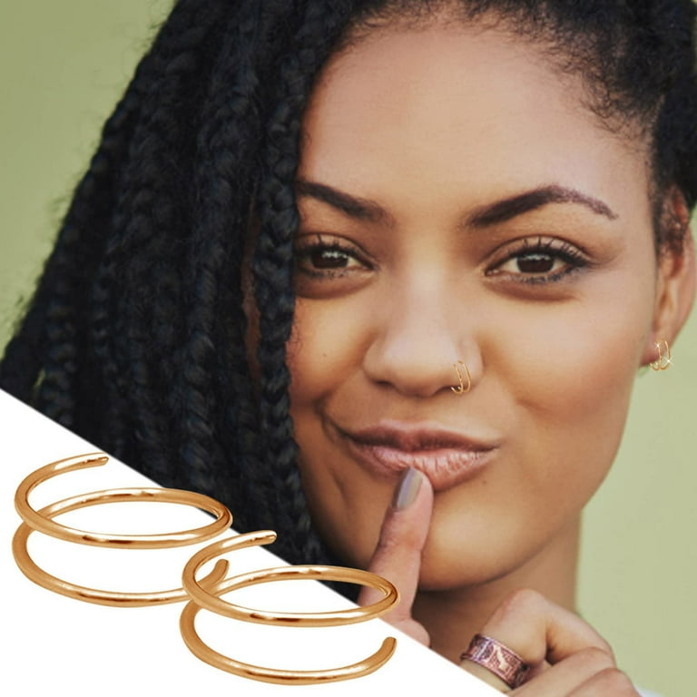 Thin Nose Ring Hoop