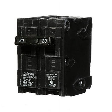 GE Smart THQP220 Double Pole Circuit Breaker, 20 Amp, Electrical ...