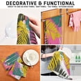 4 Pack Printed Kitchen Dish Towels Soft and Absorbent Dish Cloths ...