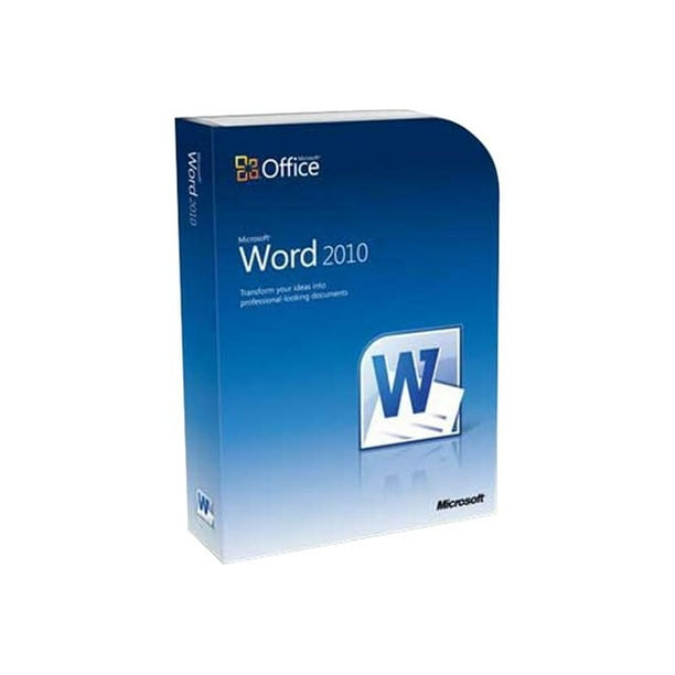 Microsoft Word 2010 - Box pack - 1 PC - DVD - 32/64-bit - Win - English ...