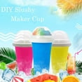 Hand-Squeeze Slushy Maker Cup, Quick-Freeze Cooling Cup for Homemade ...
