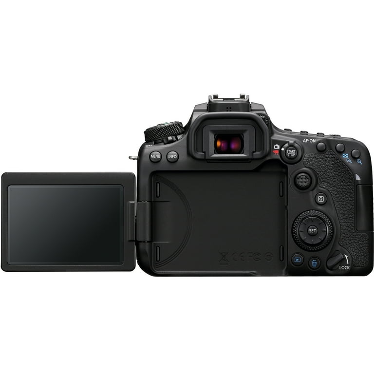 Canon EOS 90D Digital SLR Camera - 32.5 MP, 4K/30 fps, 7.5x Canon EOS 90D Digital SLR Camera - 32.5 MP, 4K/30 fps, 7.5x