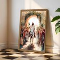 Affixzi Religious Wall Art, Spiritual Wall Decor, Hand Drawn Textured ...