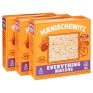 Manischewitz Kosher Whole Wheat Matzo Crackers, 10 oz 3 Pack - Thin ...