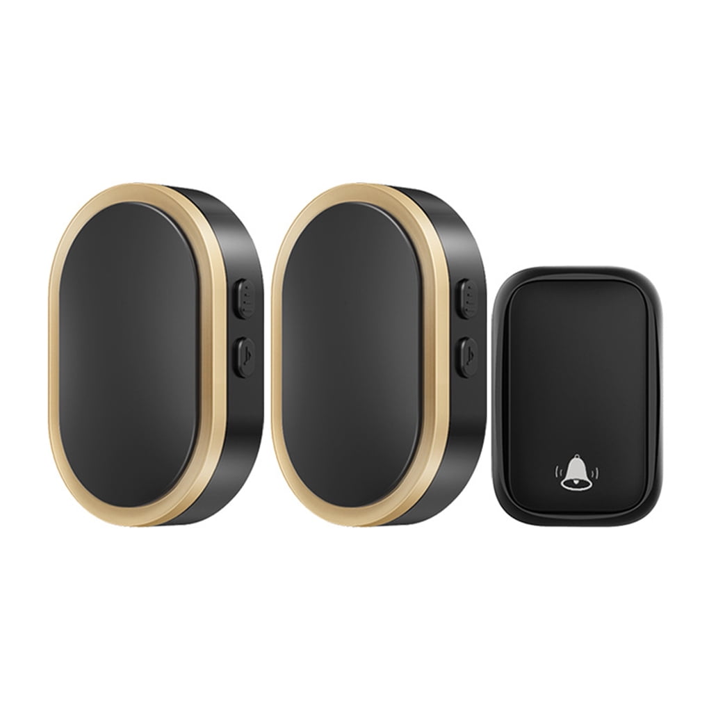 Tssuoun 3 Pieces Wireless Door Bell Volume Music Doorbell Office ...