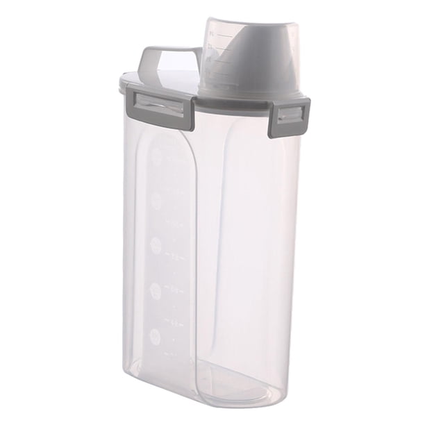 Clear Cereal Container Dispenser Storage Bucket Food Container for Nuts ...