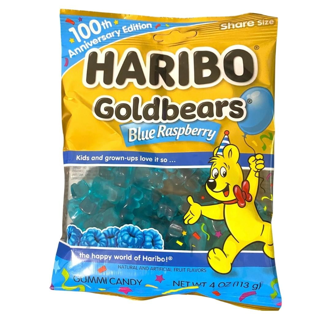 Haribo Goldbears Blue Raspberry Gummi Candy 100th Anniversary Limited ...