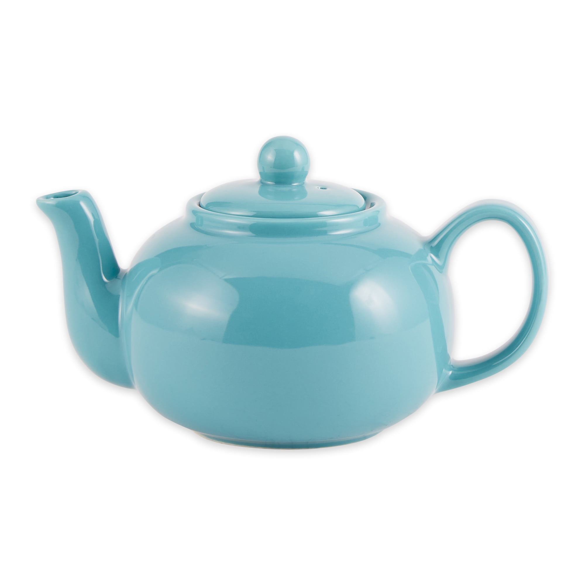 16oz Stoneware Teapot, Turquoise - Walmart.com