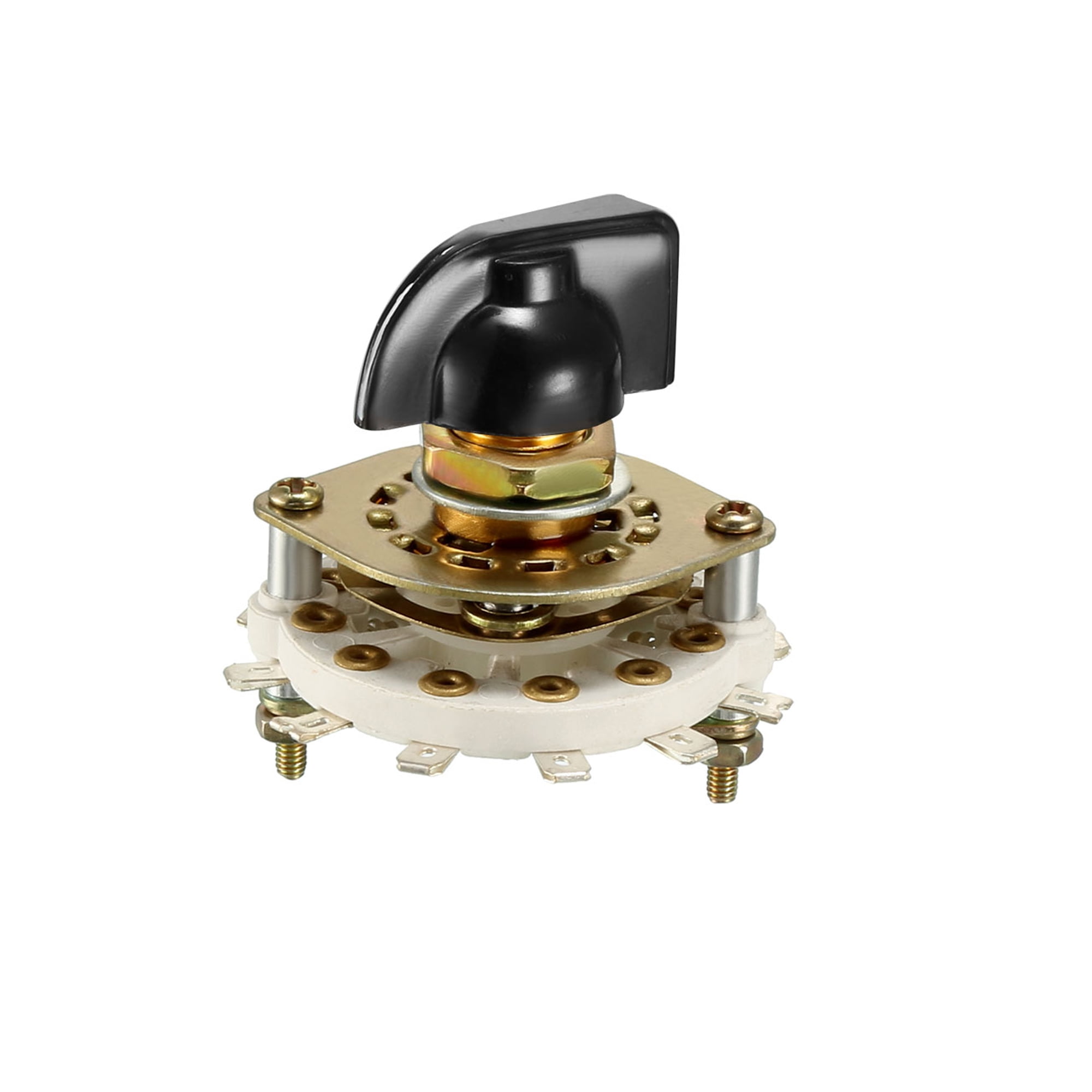 3P3T 3 Pole 3 Position 1-Deck Band Channel Rotary Switch Selector Knob ...