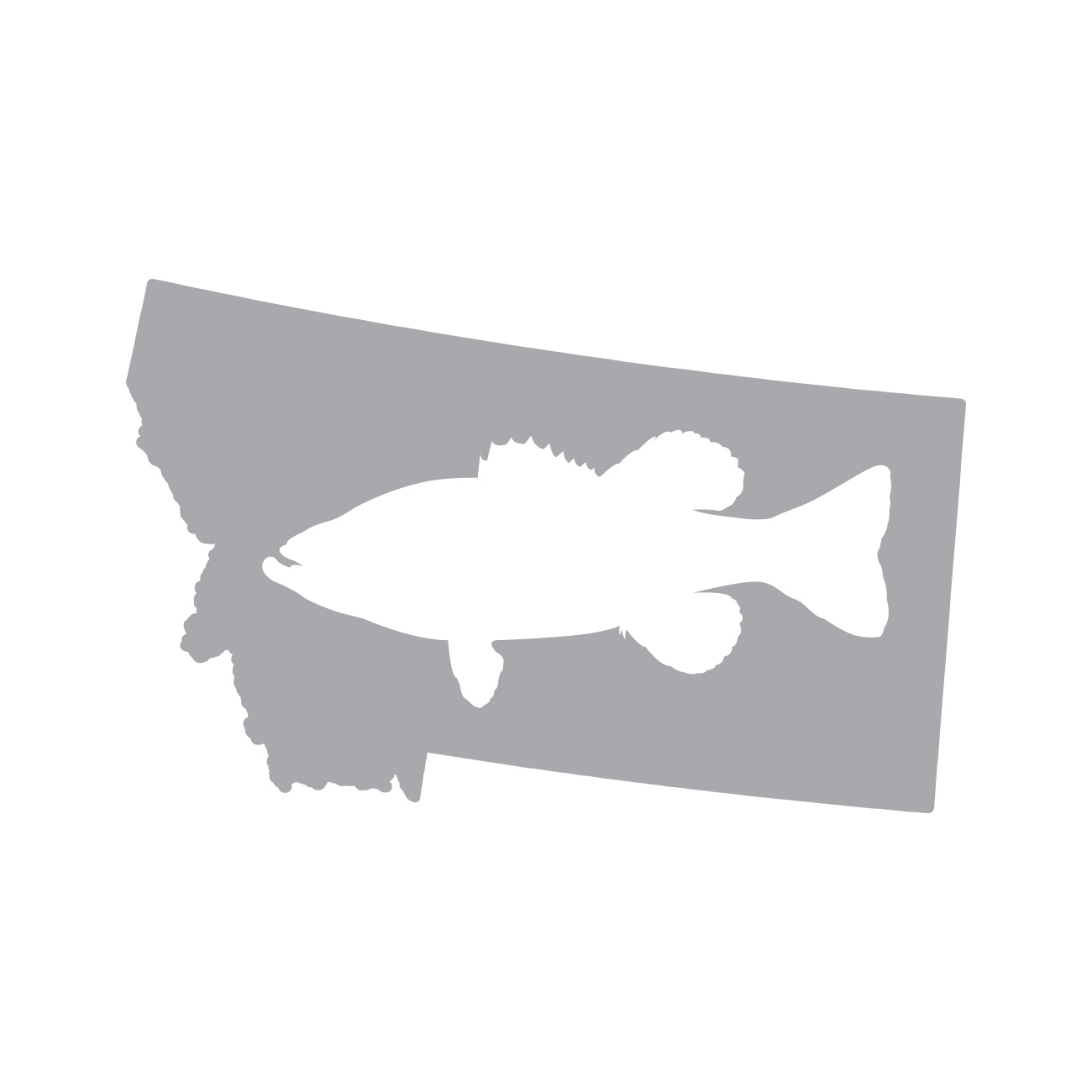 Montana Bass Sticker Decal Die Cut - Self Adhesive Vinyl - Weatherproof ...