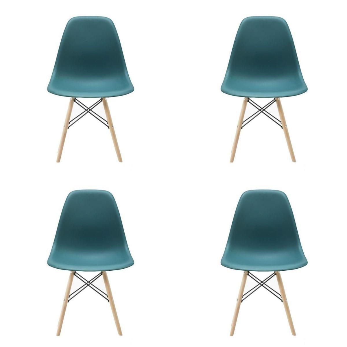 Click here for Plata Décor Import Inc Eiffel Wood Chair - Peacock prices