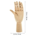 Wooden Hand Model Flexible Fingers Hand Manikin Hand Figure Sketching ...