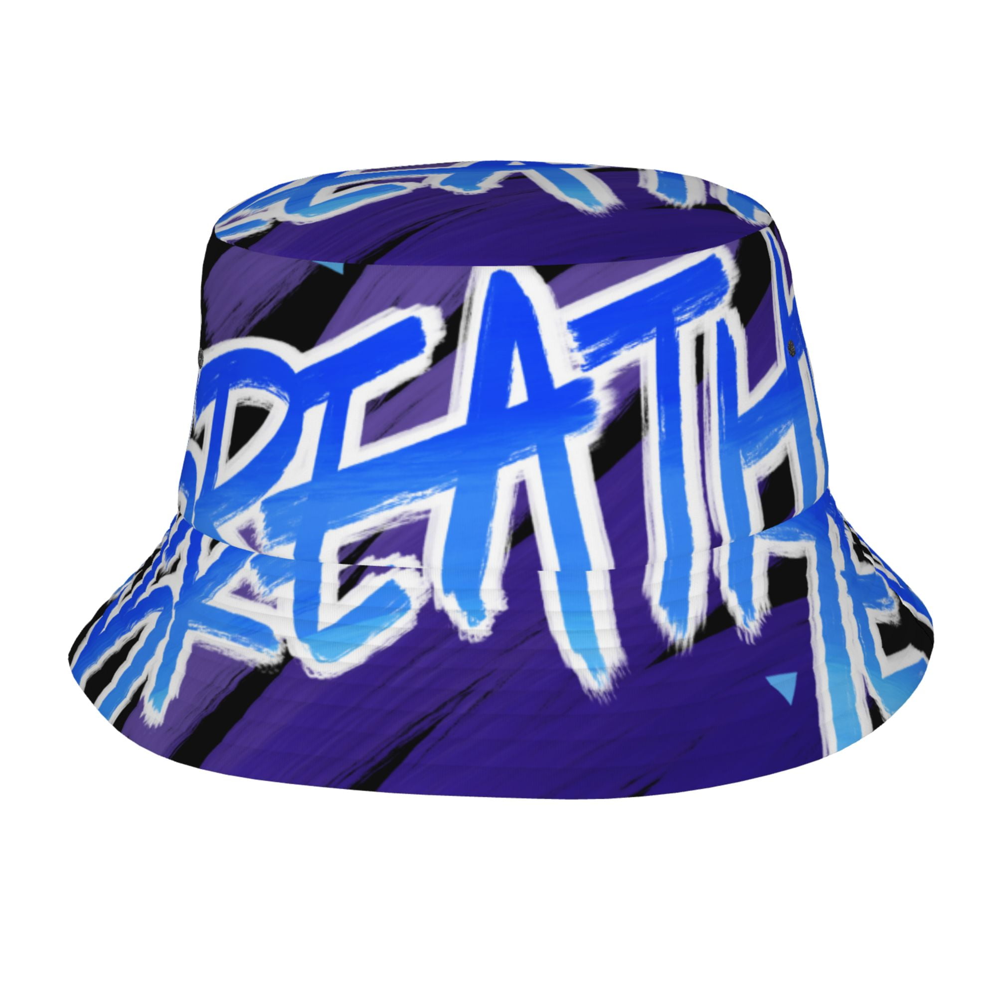 ZICANCN Bucket Hat -Letters Unisex Print Double-Side-Wear Bucket Hat ...