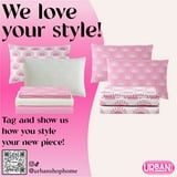 Urban Shop Full Size 8-Piece Pink Sunburst Mix and Match Bedding Set ...