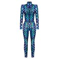 ‘s New Halloween Costume Women‘s Masquerade Horror 3d Printed Jumpsuit