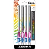 Zebra Pen Super Marble Gel Pen, 0.8mm, Multi-Color, 4-Count - Walmart.com