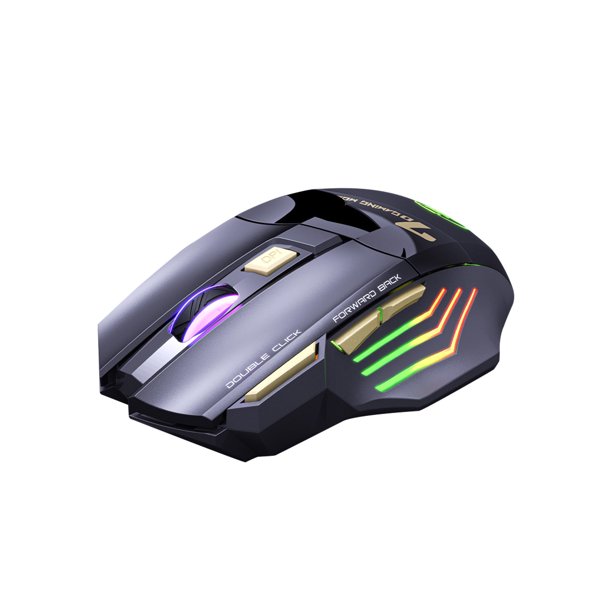 GW-X7 Wireless Mouse Silent Breathing Light 7 Button 3200DPI ...