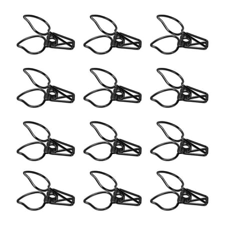 Metal Binder Clamps100Pcs Peach Binder Clips Hollow Binder Clamps Peach ...