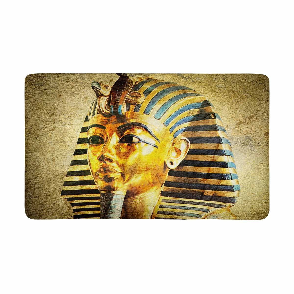 MKHERT Egyptian Decor Ancient Egypt Tutankhamun Doormat Rug Home Decor ...