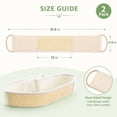 2Pcs Back Scrubber for Shower, Back Loofah Bath Scrubber Extra Long ...