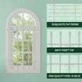 Grisham Spear Point Window Bar Guard,Security Bars for Windows Prevent Burglary(36x36, White ...