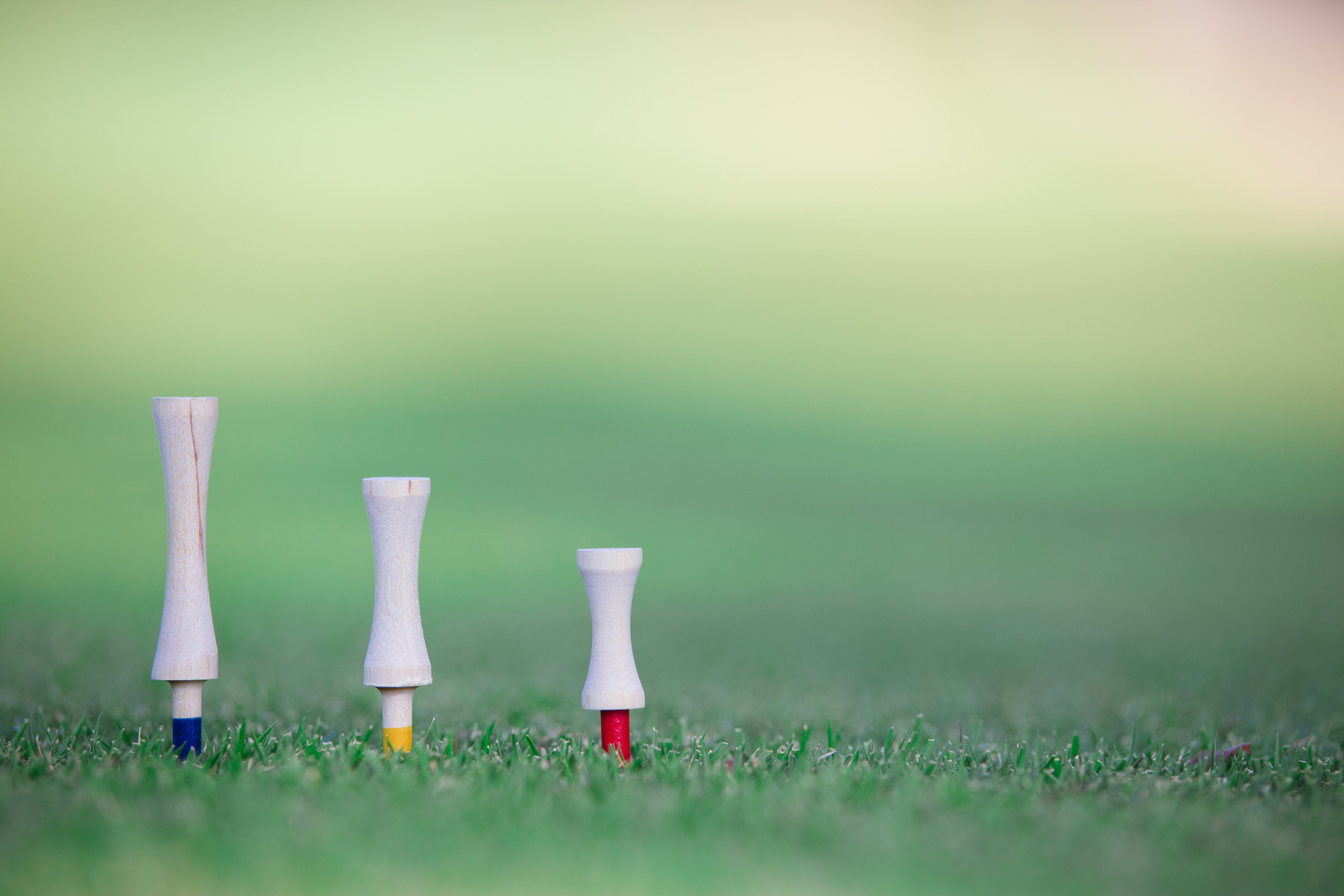 Pride Professional Tee System, 3-1/4 inch Step Tee, 50 Count, Blue