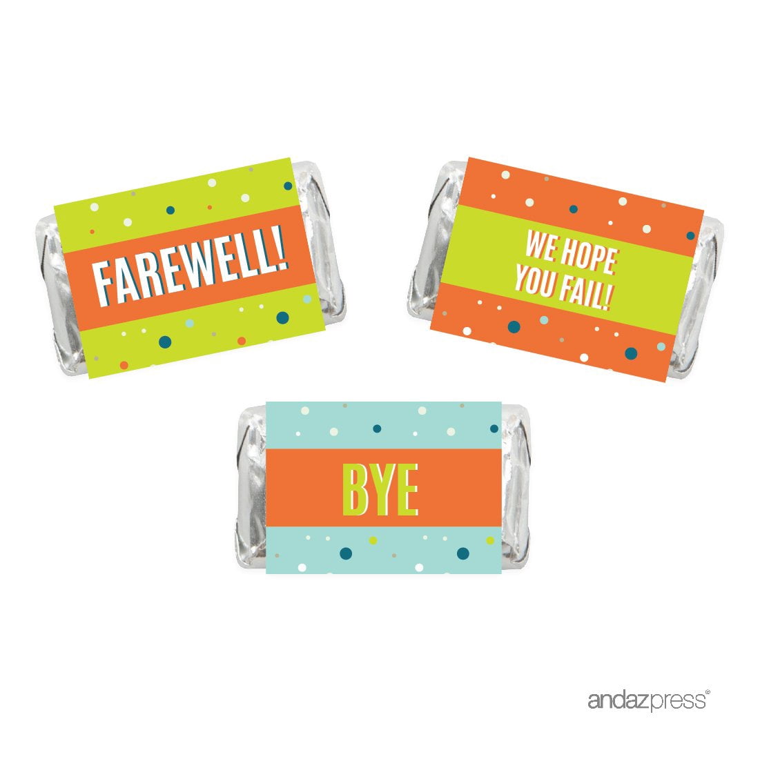 Funny Farewell Retirement Party Decorations, We Hope You Fail, Hershey ...