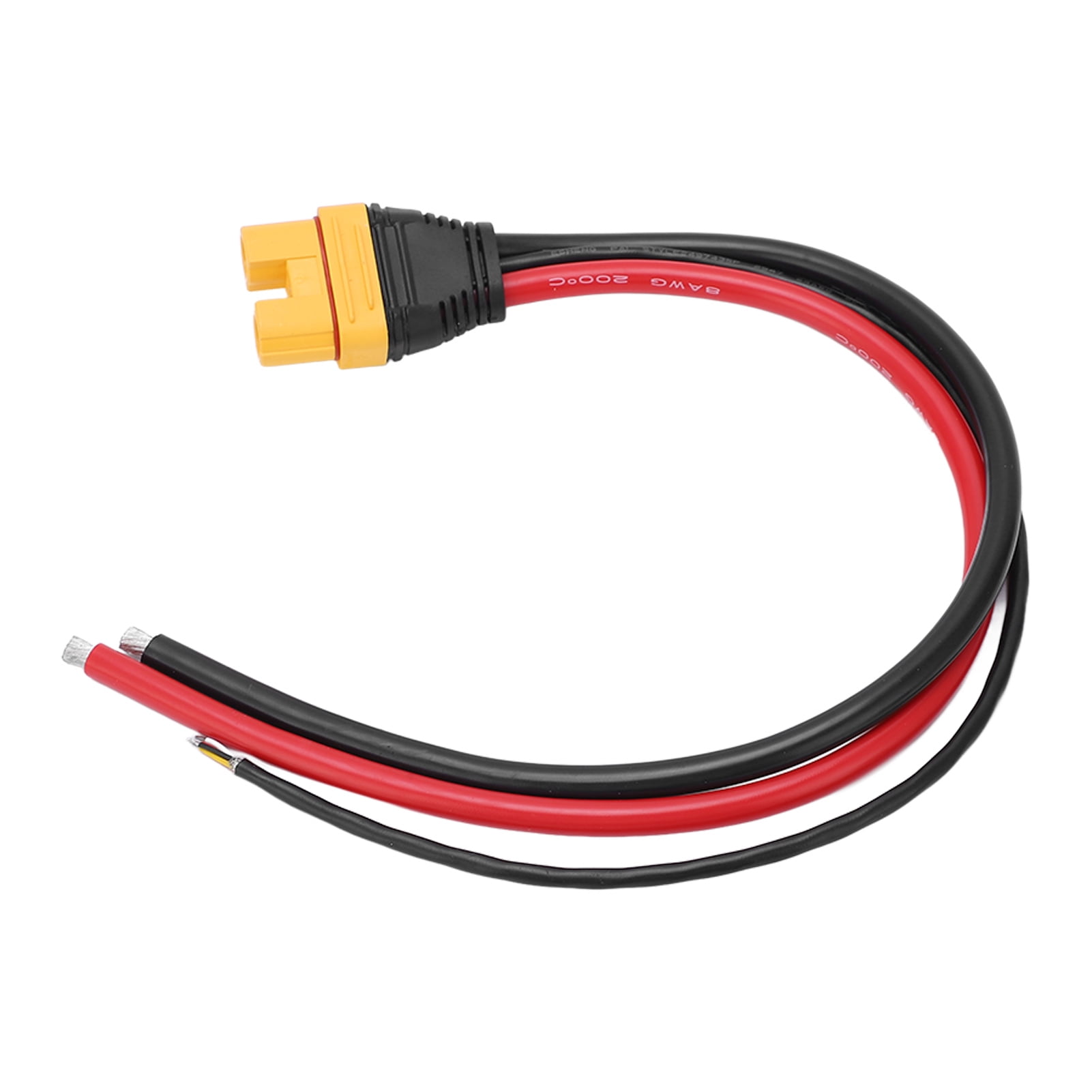 Female Plug Cable Wire, Weather Resistant Yellow Female Plug Connector ...
