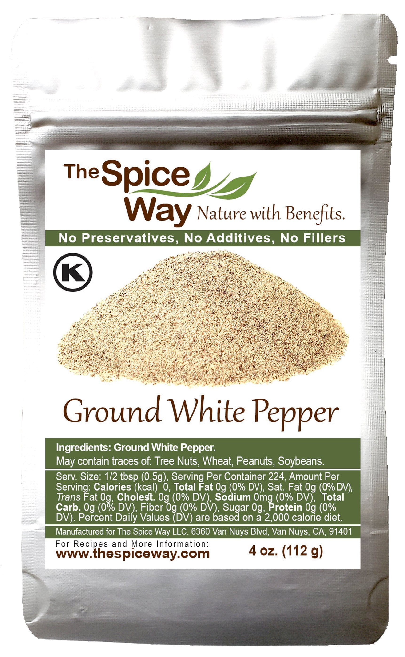 The Spice Way Ground White Pepper - Asian cuisine – All Natural ...