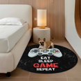 6ft Round Rug Cartoon Games Area Rugs for Living Room Bedroom Washable ...