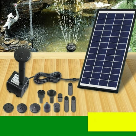 Volkmi Solar small garden miniature floating fountain pool outdoor ...