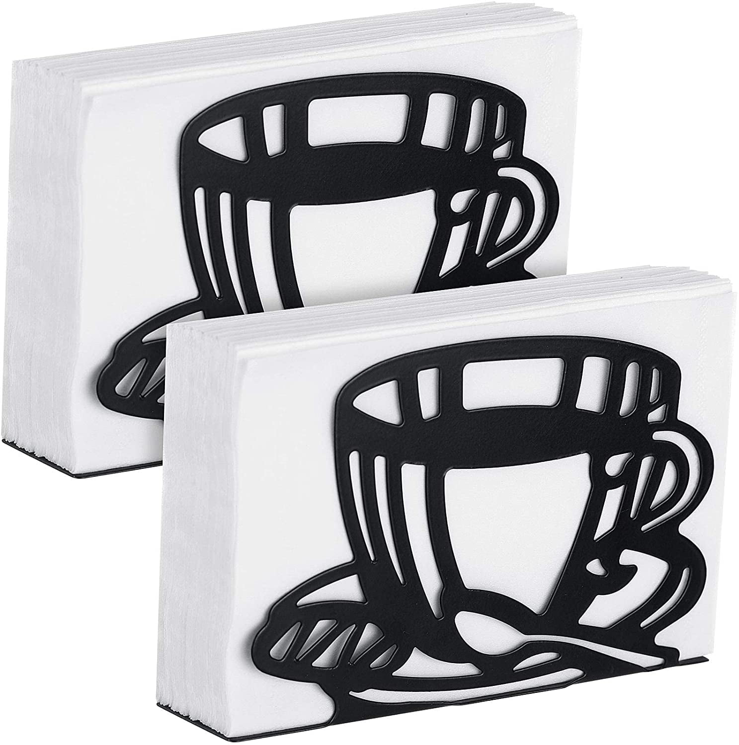 2 Piece Napkin Holder Coffee Cup Napkin Holder Table Napkin Holder ...