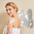 12.8*12 Inch Shower Foot Scrubber Mat with Suction Cups, Non- Silicone ...