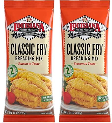 Louisiana Fish Fry Products Unseasoned Classic Fry Seafood Breading Mix ...