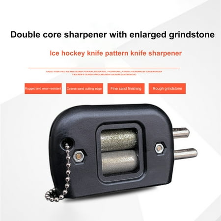 HEVIRGO Blade Sharpener Handheld Diamond Ice Skate Sharpener Grindstone ...