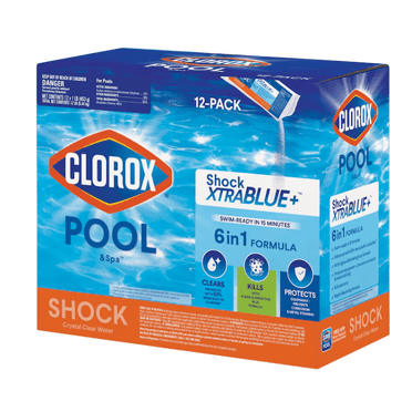 Clorox Xtra Blue 40lb 80 Tab 3 Inch Chlorinating Tablets with Extra ...