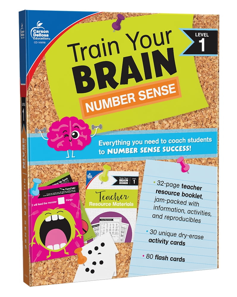 Pre-Owned Train Your Brain: Number Sense Level 1 (Misc.) 1483854221 ...