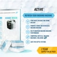 Active Washing Machine Cleaner Tablets, HE Front and Top Loaders, 24 ...