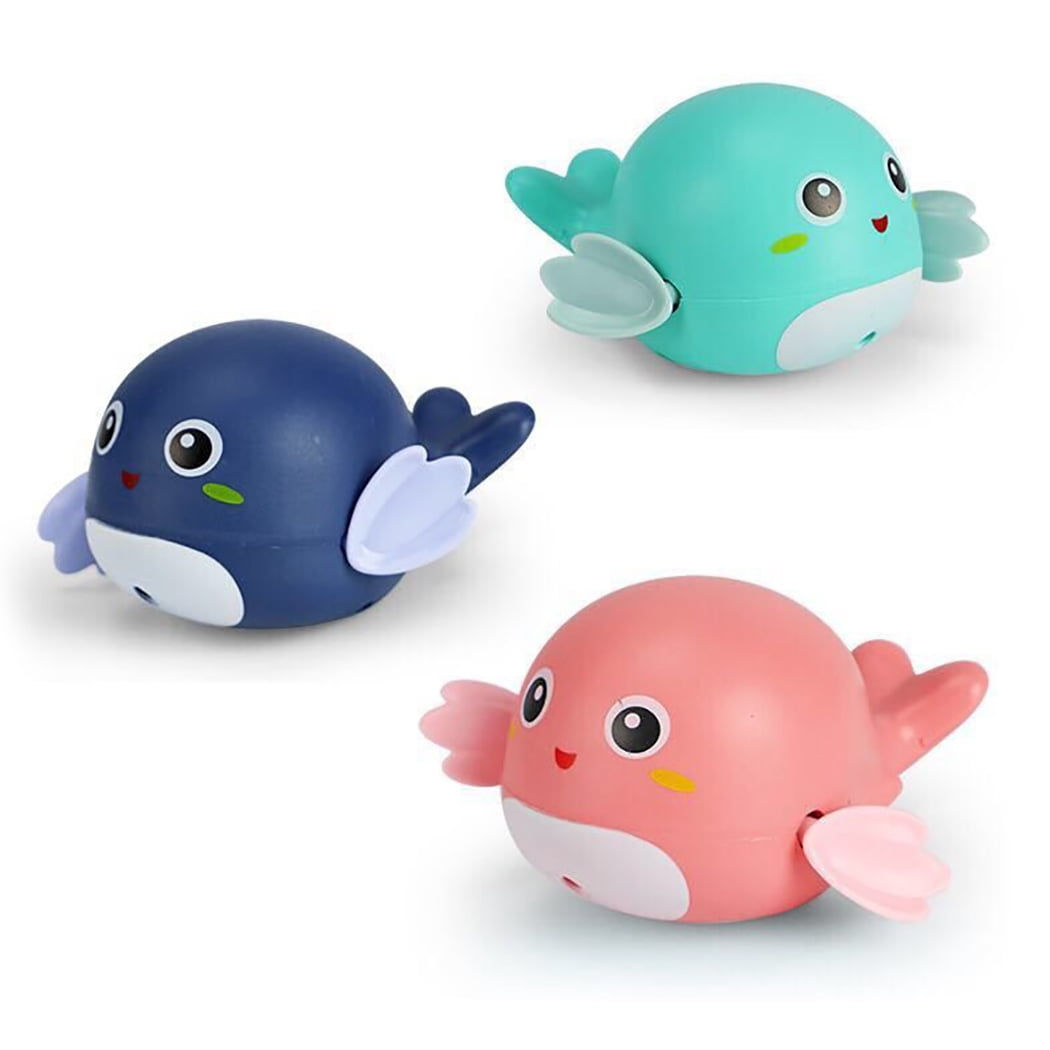 3PCS Bath Play Set Cute Little Dolphin Bath Toys Bathtub Toys for Kids ...