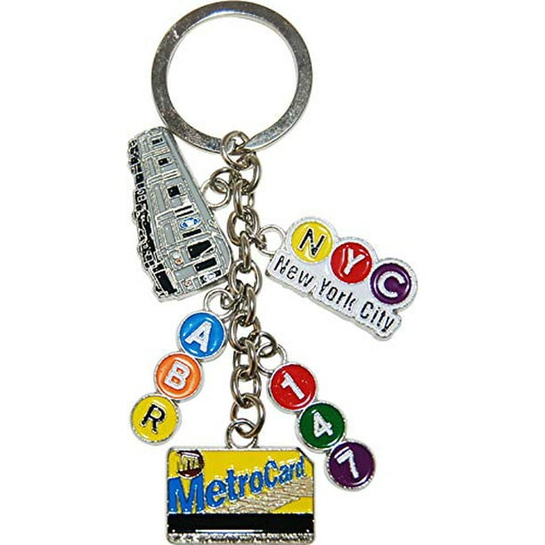 American Cities and States Metal Quality Keychains (MTA) - Walmart.com
