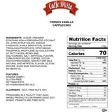 (6 Pack) Caffe D'Vita French Vanilla Cappuccino, 16 oz Canister - Walmart.com