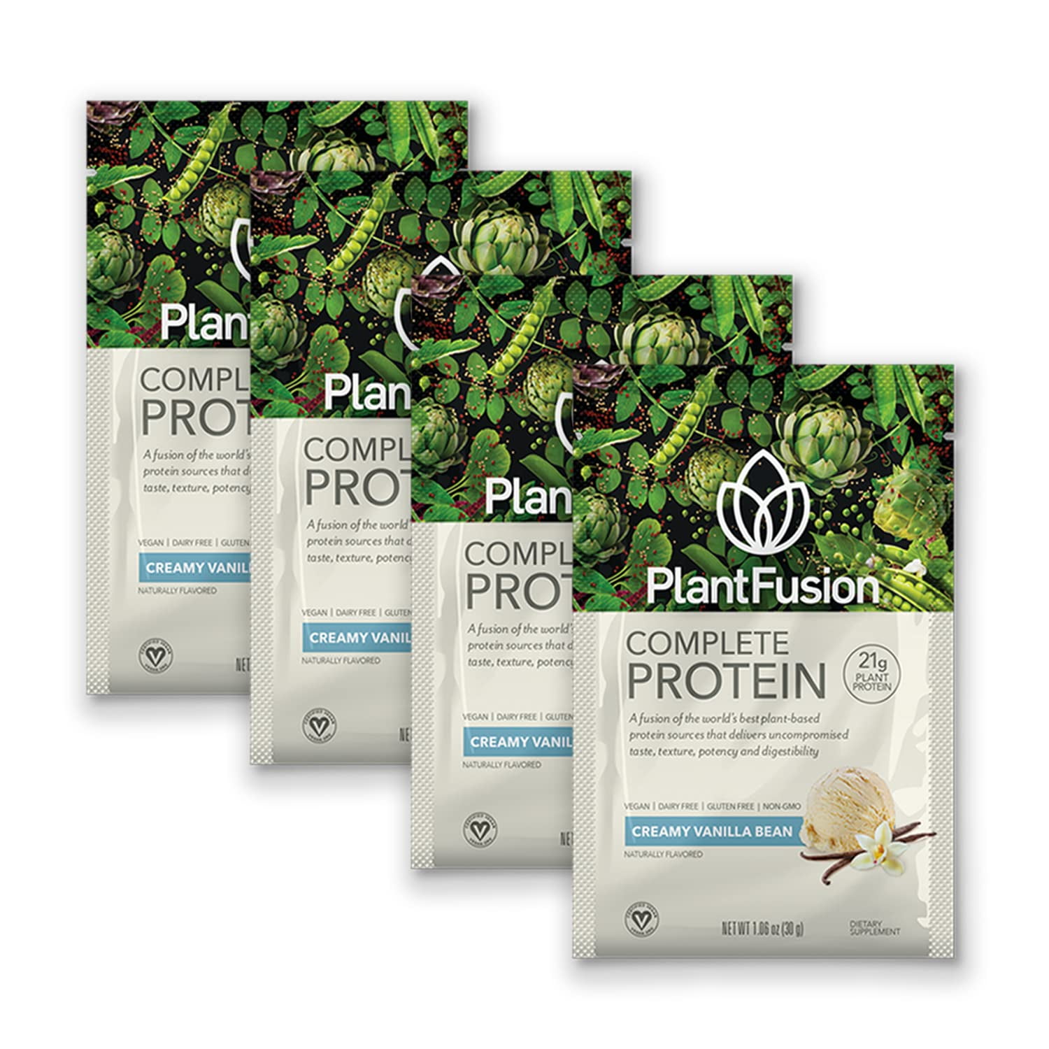 PlantFusion Complete Vegan Protein Powder Sample Packets - Plant Based ...