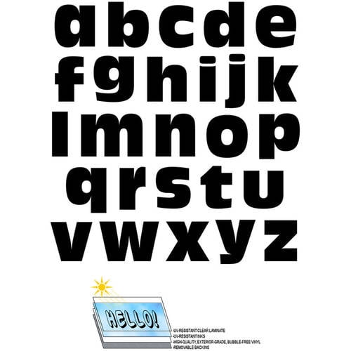 Bubble Letters Alphabet Lower Case
