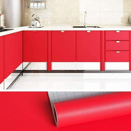 Matte Red Contact Paper Vinyl Stick and Peel Self | Walmart Canada