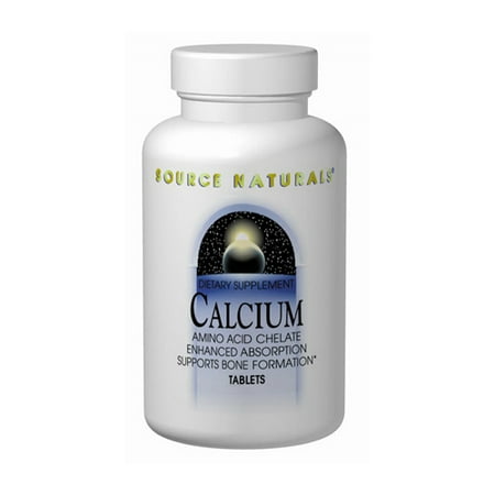 Source Naturals Calcium Chelate 200 Mg Dietary Supplement Tablets - 100 ...