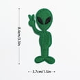 2pcs Alien Cartoon Embroidery Iron-On Patches for Clothing, Bags, and ...