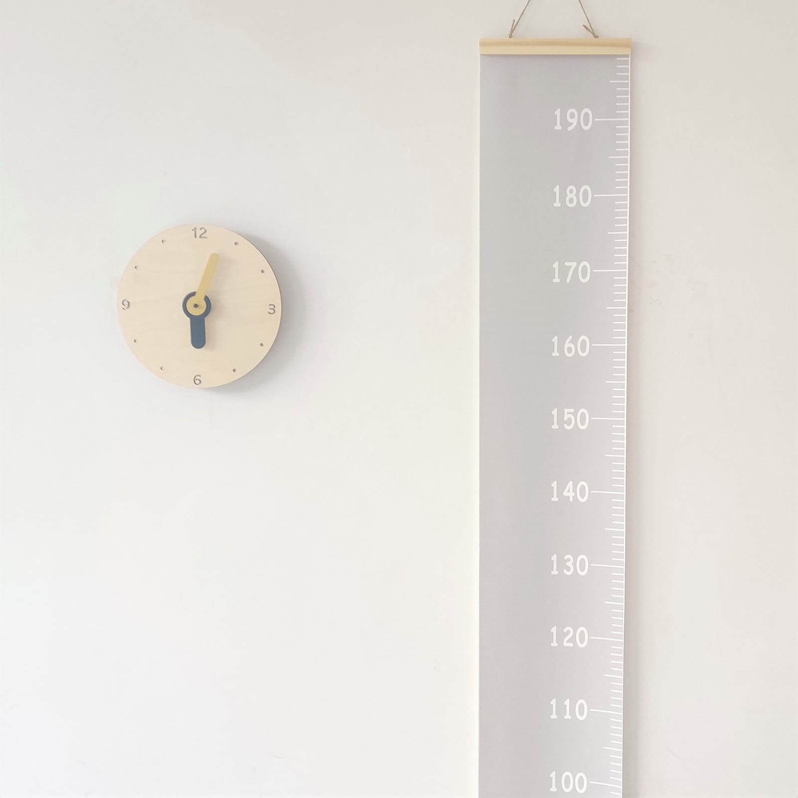 wirlsweal Growth Chart Removable Nordic Style Solid Color Height ...